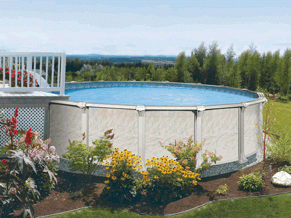 Wilbar St. Tropez 33' Round 54" Resin Above Ground Pool - INYOPools.com