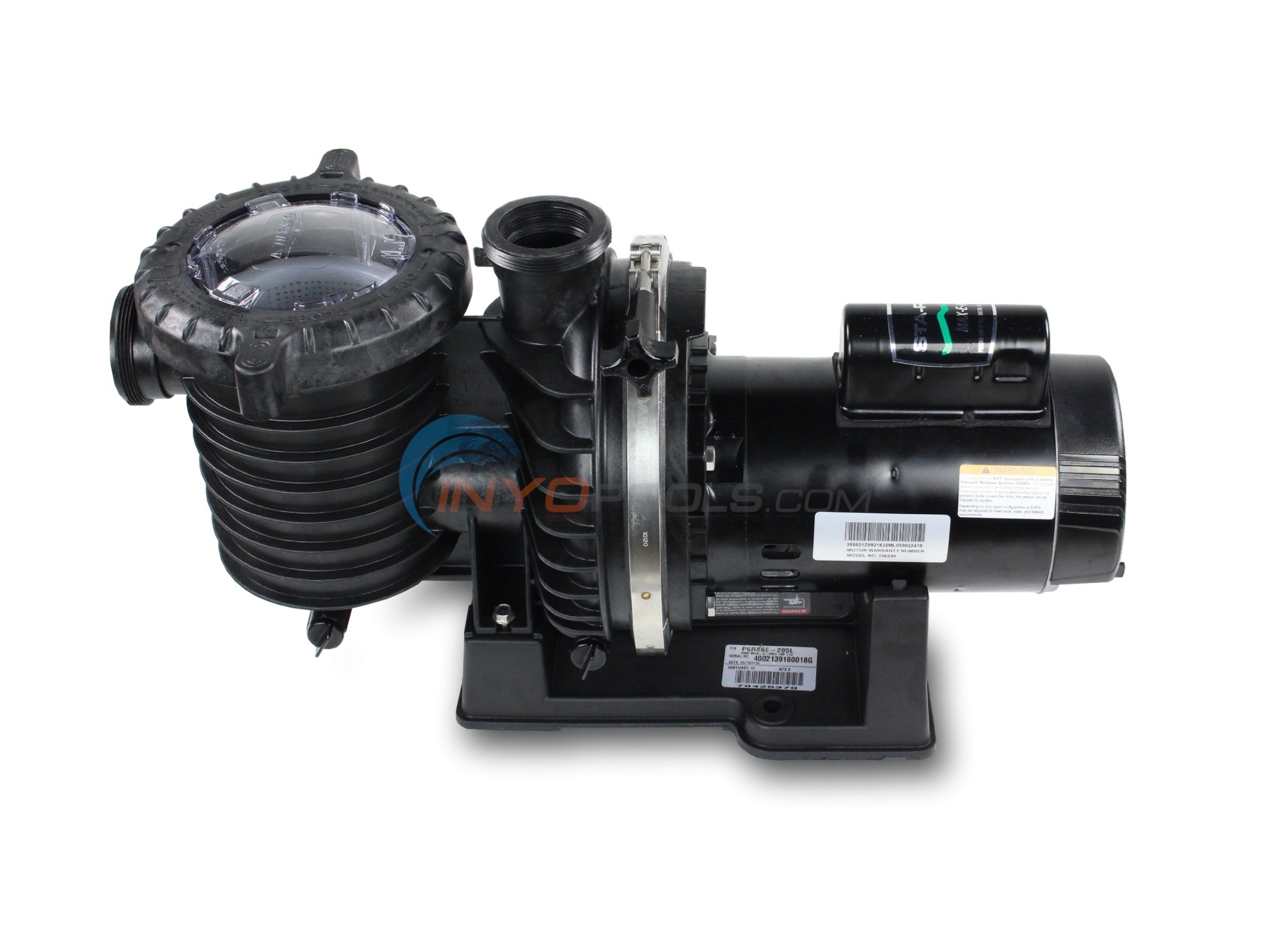 Sta-Rite Max-E-Pro 2 HP Up Rate Standard - P6RA6G-207L - INYOPools.com