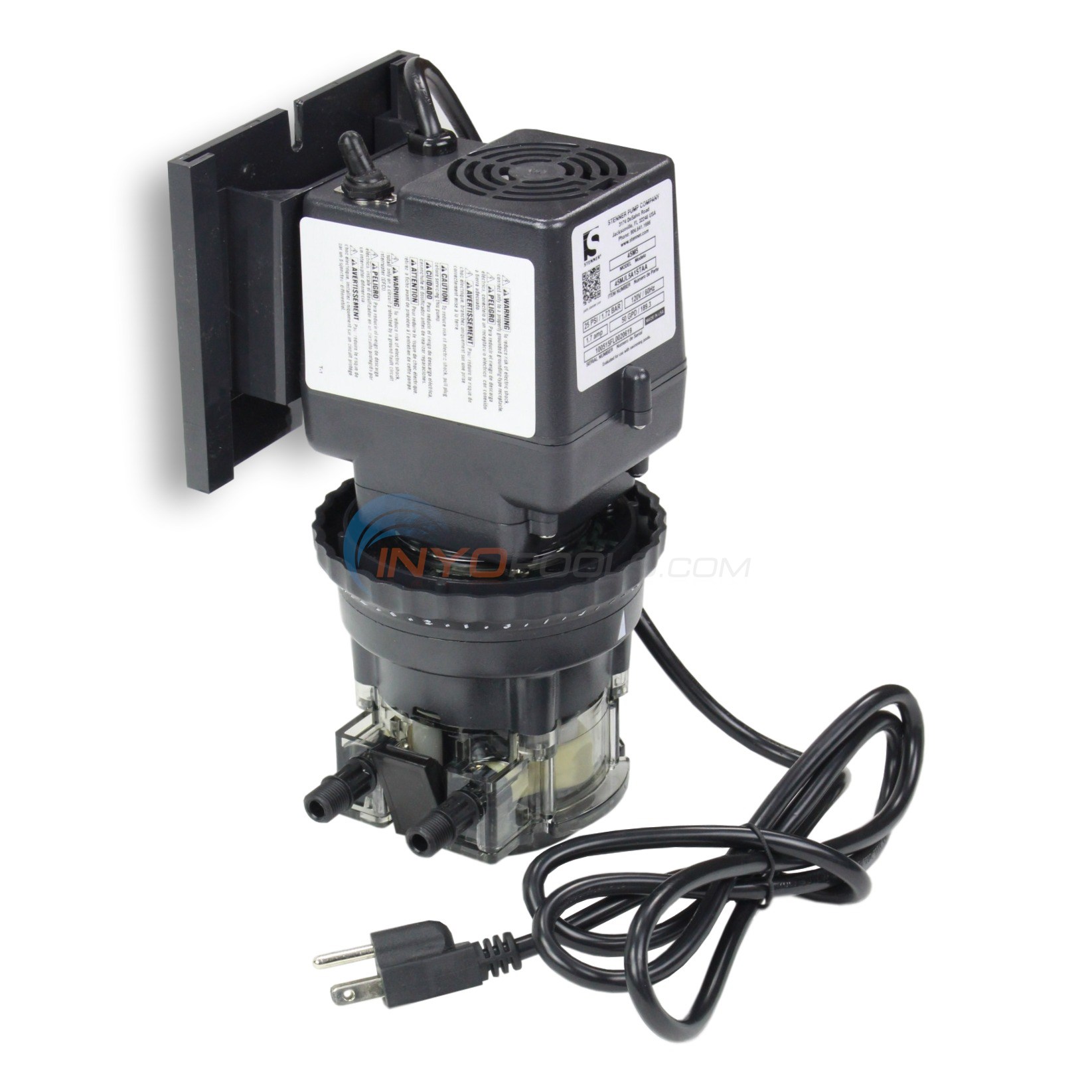 Stenner 50 GPD Chemical Feeder Pump, 120V, Adjustable Rate, Single Head ...