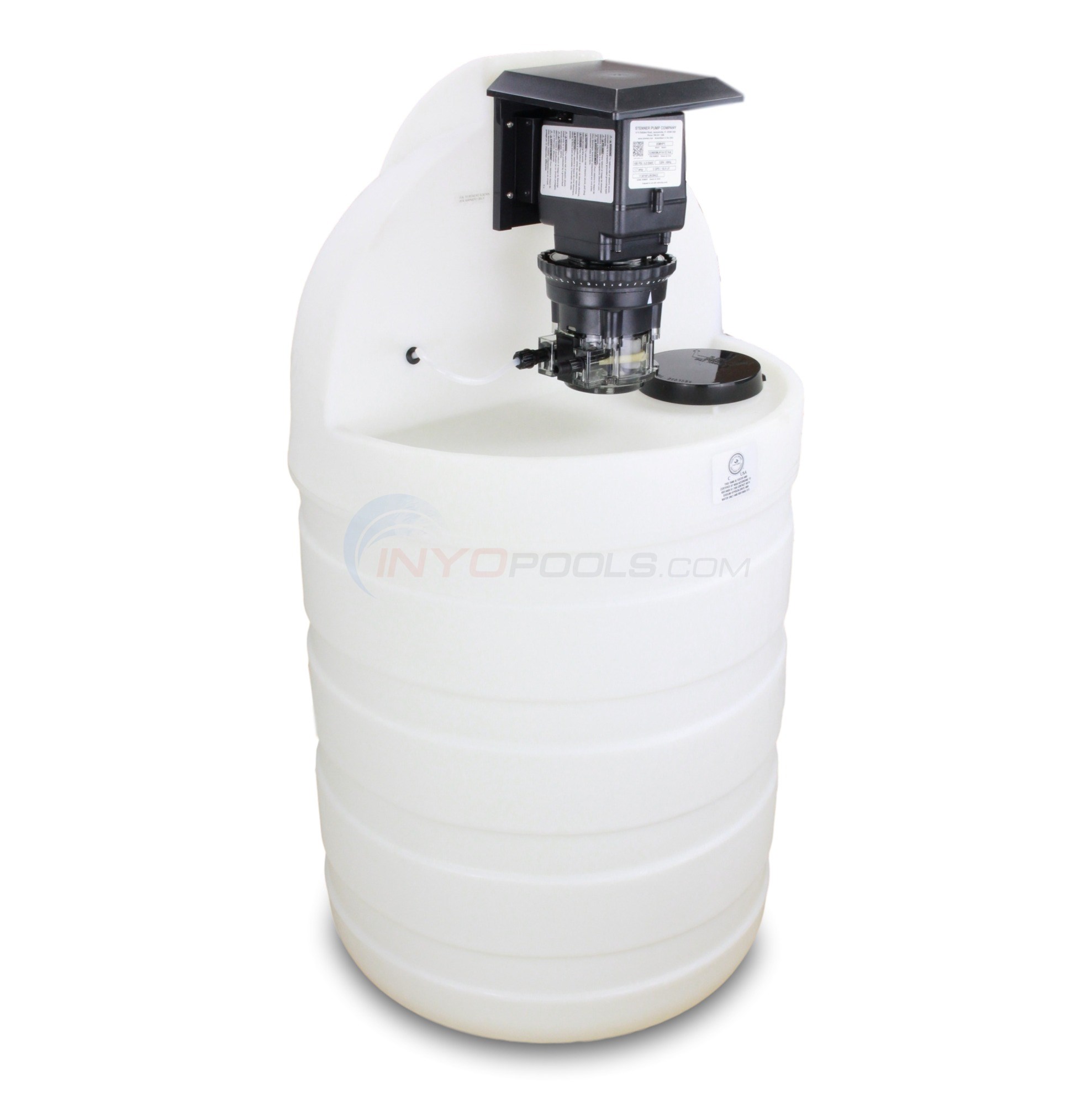 Stenner Pump with 30 Gal. Natural Tank System, Gray - S3N85MJL1A1S ...