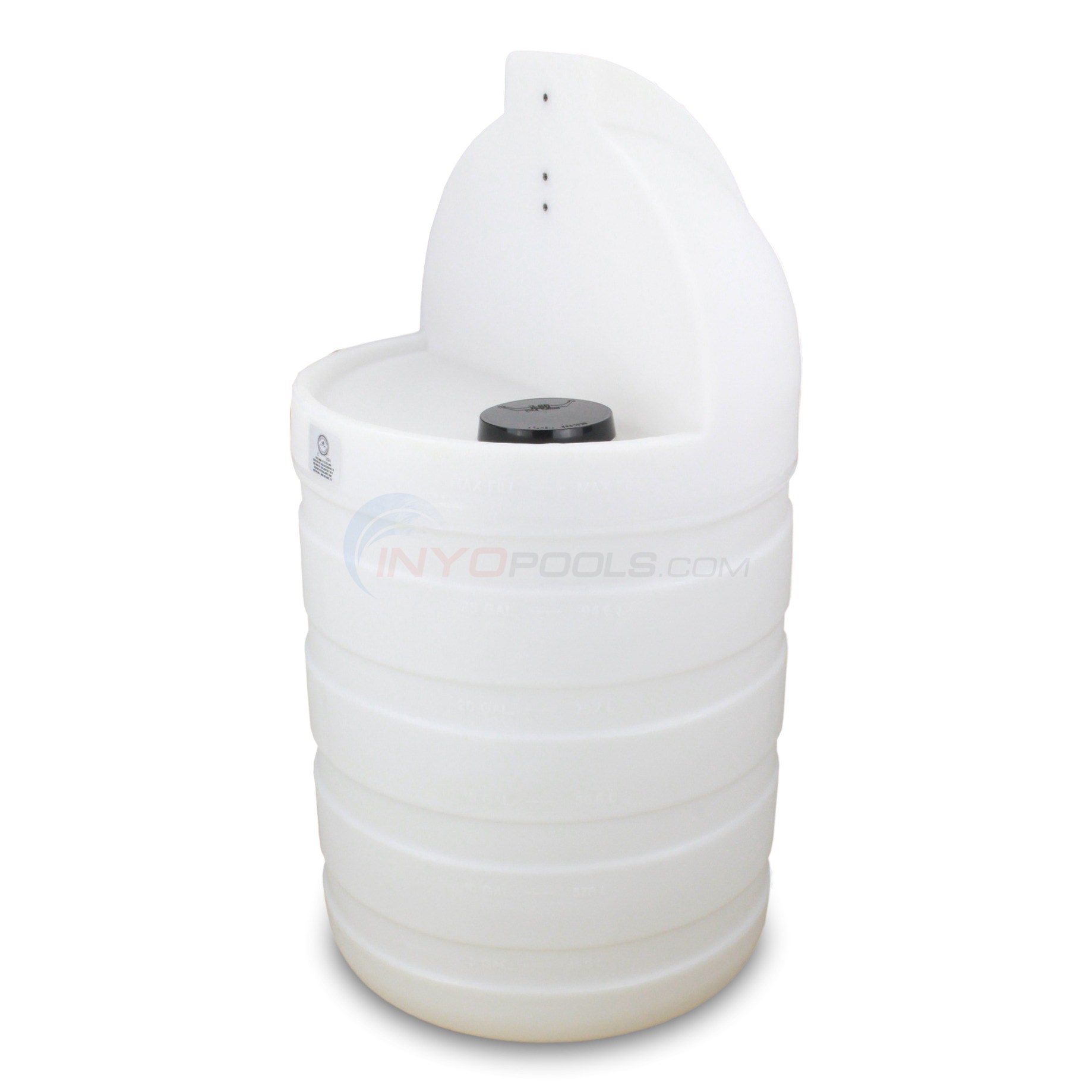 Stenner 30 Gal. Natural Tank Only, UV Resistant - STS30NC - INYOPools.com