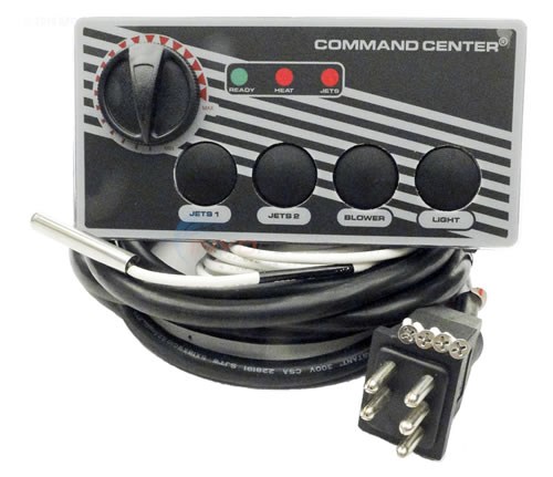 Spa Side Control, 4 Btn 240V, 10 Ft Cord - CC4-240-10-I-00 - INYOPools.com