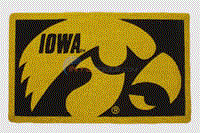 18"X30" Welcome Mat Bleached-U of Iowa - CLG0007L639 - INYOPools.com