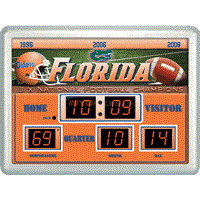 14"x19" ScoreBoard/Clock/Therm-U. Florida - CLG0127603 - INYOPools.com