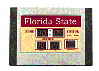 Scoreboard Desk Clock- Florida State - CLG0028B602 - INYOPools.com