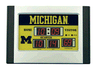 Scoreboard Desk Clock - U of Michigan - CLG0028B609 - INYOPools.com