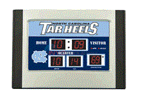 Scoreboard Desk Clock- U of North Carolina - CLG0028B617 - INYOPools.com