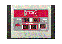 Scoreboard Desk Clock- U of Arkansas - CLG0028B632 - INYOPools.com