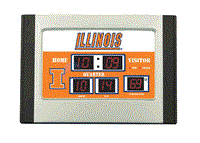 Scoreboard Desk Clock- U of Illinois - CLG0028B638 - INYOPools.com
