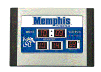 Scoreboard Desk Clock- U Of Memphis - CLG0028B640 - INYOPools.com