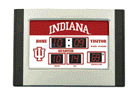 Scoreboard Desk Clock- Indiana - CLG0028B654 - INYOPools.com