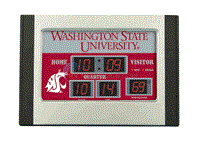 Scoreboard Desk Clock- Washington State - CLG0028B655 - INYOPools.com