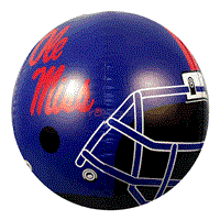 24" Beach Ball - U of Mississippi Ole Miss - CLG0059616 - INYOPools.com