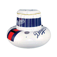 Floating Cooler - LA Dodgers - MLB0039708 - INYOPools.com