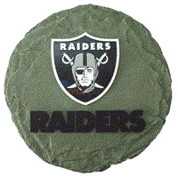 13.5" Stepping Stone-Oakland Raiders - NFL0069808 - INYOPools.com
