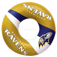 54" Swim Ring - Baltimore Ravens - NFL0076829 - INYOPools.com