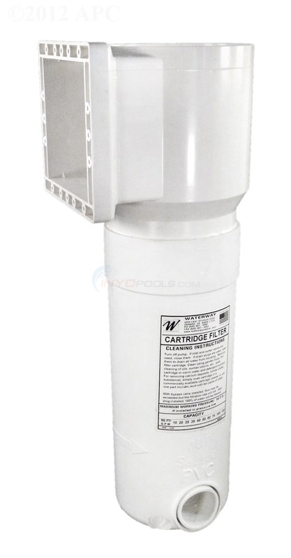 F/A Skim Filter Body Assy,1-1/2" Short Throat w/Bypass Valve (550-5020 ...