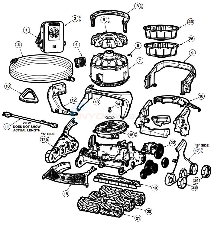 Hayward AquaVac 600 Parts - INYOPools.com