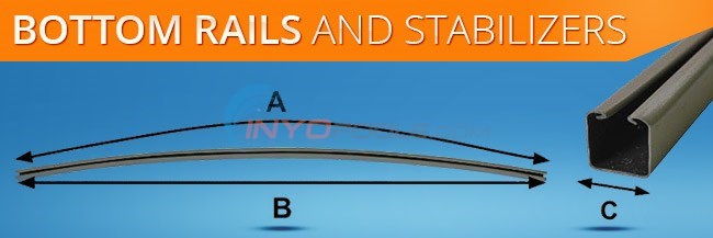 Top & Bottom Rims for 24' Round Above Ground Pools (Steel) Parts ...