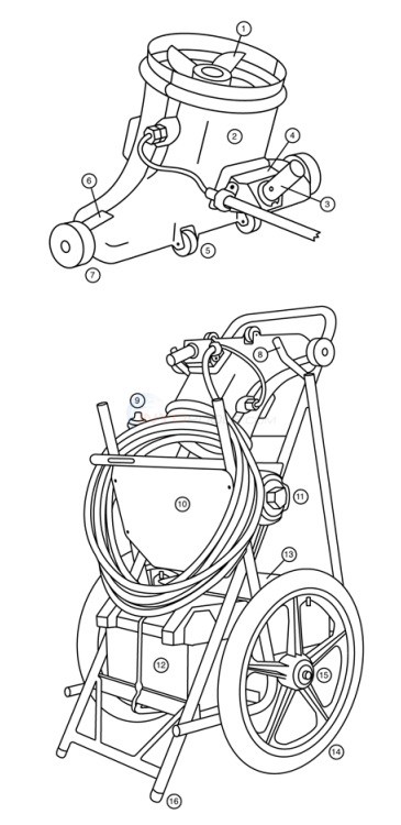 HammerHead Service Commercial Pool Vacuum - 21" Parts - INYOPools.com