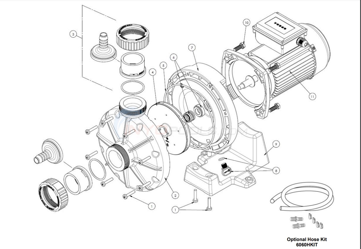 Hayward Booster Pump 300 Parts - INYOPools.com