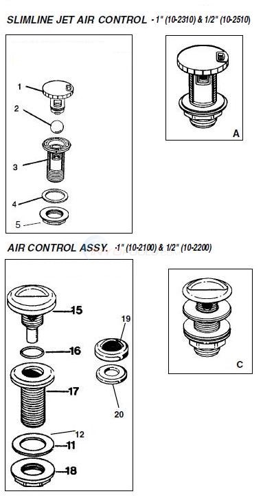 Hydro Air Controls Parts - INYOPools.com