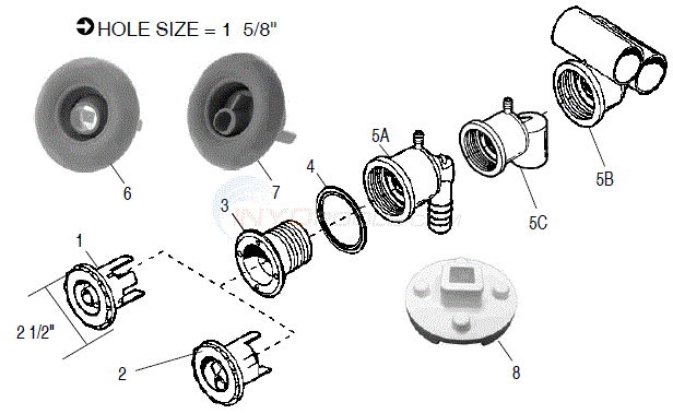 American Products Luxury Micro Jets Parts - INYOPools.com