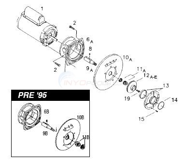 Aqua Flo Dominator - Medium Head Parts - INYOPools.com