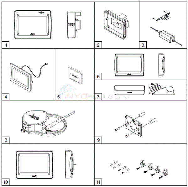 Jandy AquaLink Touch Parts - INYOPools.com