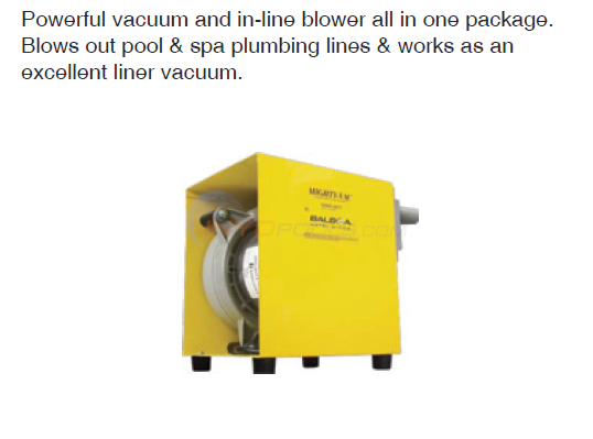 Balboa/G&G Mighty Vac Parts - INYOPools.com