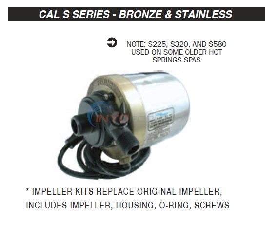CAL Fountain Pumps Parts - INYOPools.com