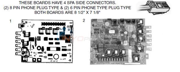Balboa with 4 Phone Plug Connectors Parts - INYOPools.com