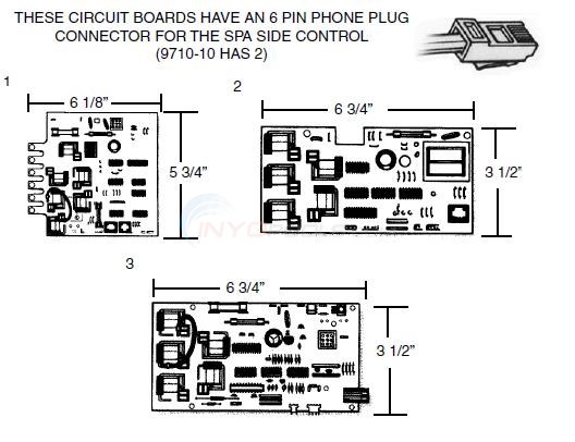 Balboa with 6 Pin Phone Plug Connector Parts - INYOPools.com