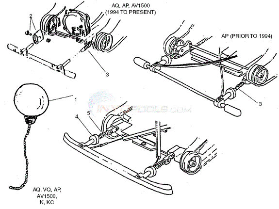 Aqua Vac Weights & Floats Parts - INYOPools.com