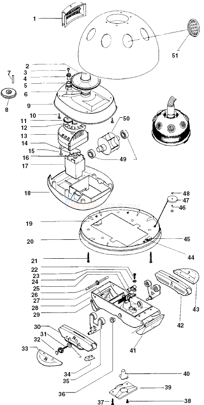 Hayward / Arneson Cleaners Aquadroid Parts - INYOPools.com