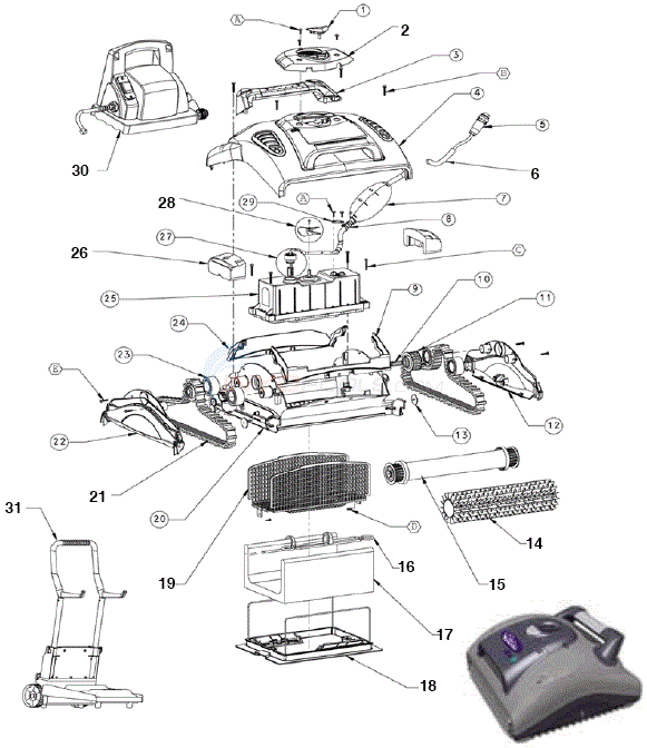 Maytronics Dolphin Pool Cleaner Parts | Reviewmotors.co