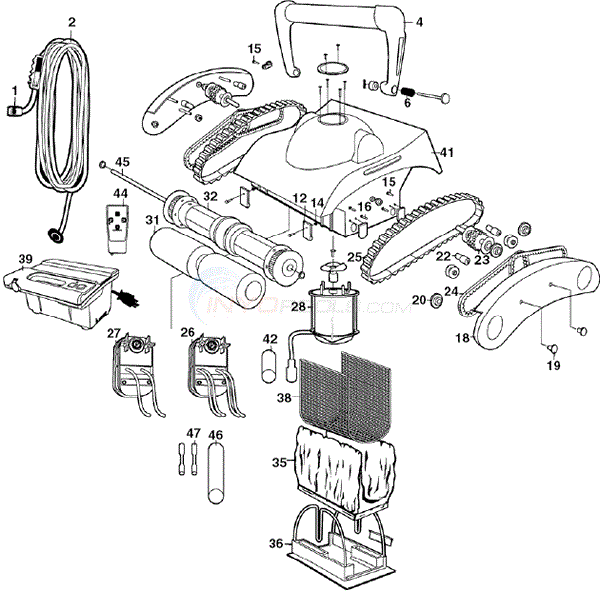 Pentair Prowler 720 & 730 Parts - INYOPools.com