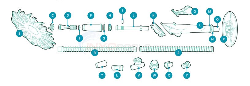 CMP CleanPro S-2000 Automatic Suction-Side Cleaner Parts - INYOPools.com