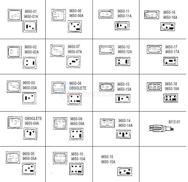 Cords, Plugs & Receptacles Parts - INYOPools.com