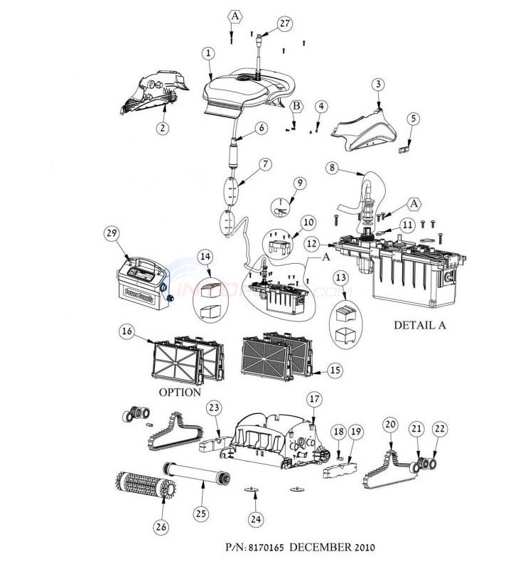 Maytronics Dolphin Nautilus CC Plus Parts - INYOPools.com