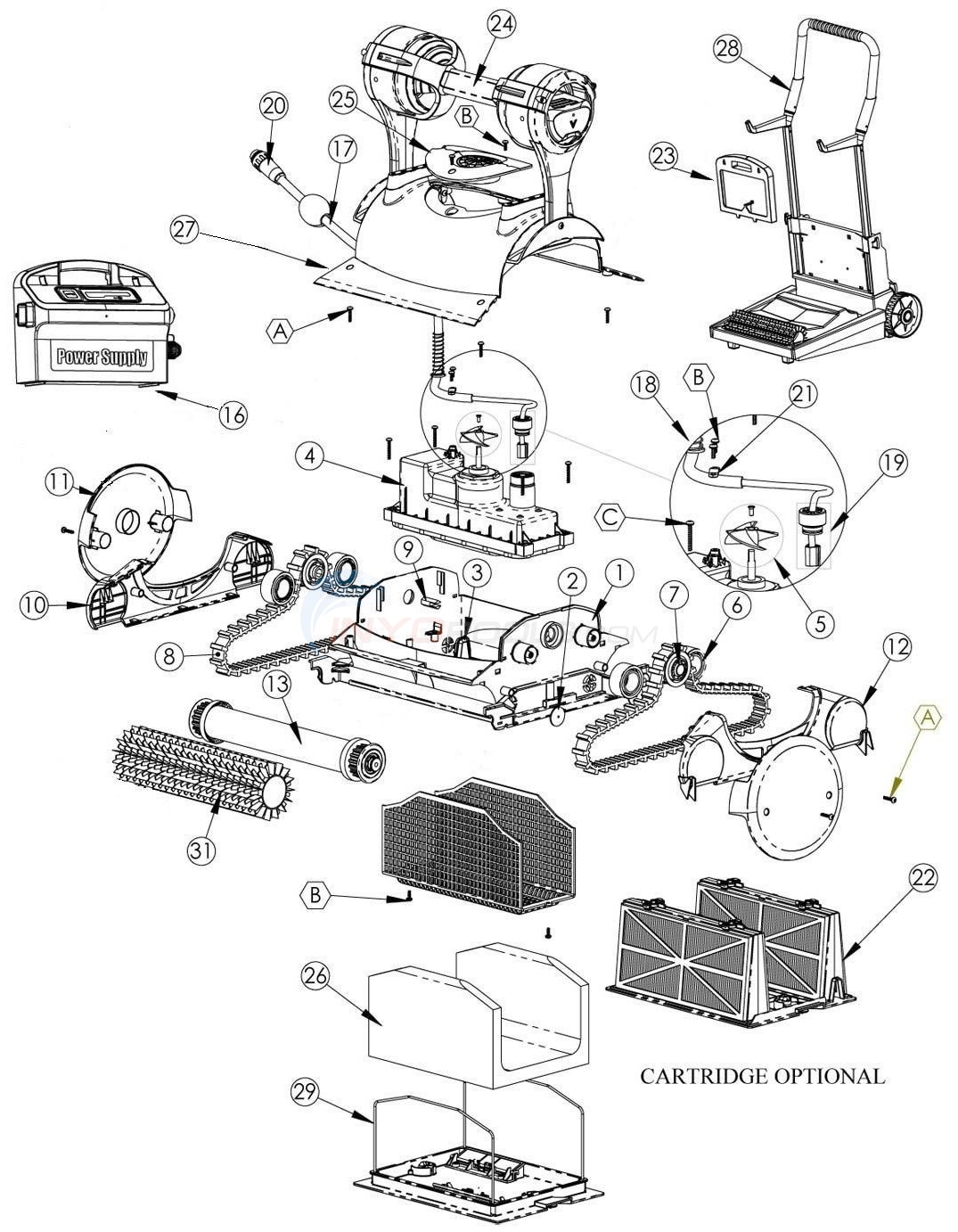Maytronics Dolphin Pool Cleaner Parts | Reviewmotors.co