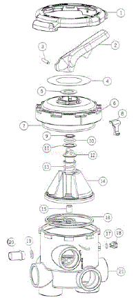 Astral 2" Multiport Valve Parts - INYOPools.com