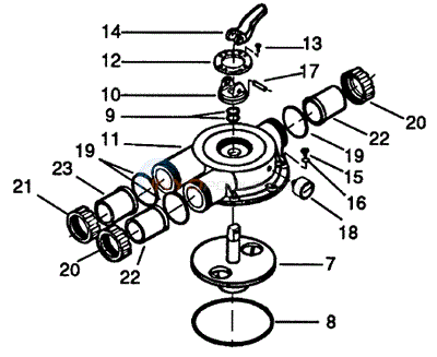 Purex Tahitian Valve Parts - INYOPools.com