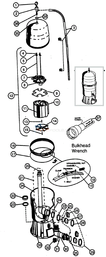 American Products Titan CM D.E. Parts - INYOPools.com
