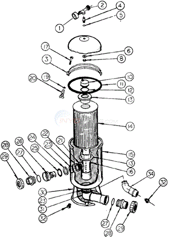 Pac Fab Mytilus Cartridge Parts - INYOPools.com