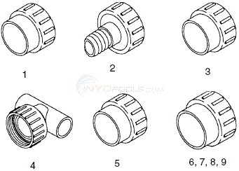 Waterway Pump Unions Parts - INYOPools.com
