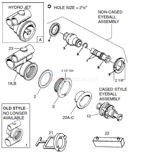 Hydro Air Mark II 10-5860 Parts - INYOPools.com