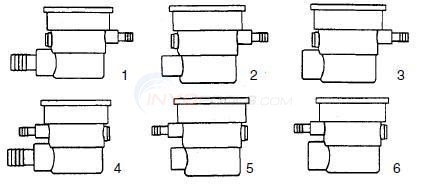 3 1/2" or 4" Spa Jets Body Parts - INYOPools.com