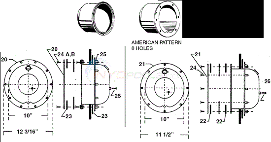 Pentair Niche Full Size Stainless Steel Parts - INYOPools.com