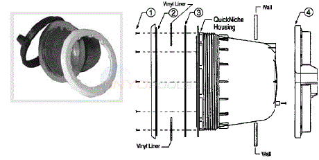 Pentair Niche - Quick Niche - Vinyl Pool Parts - INYOPools.com